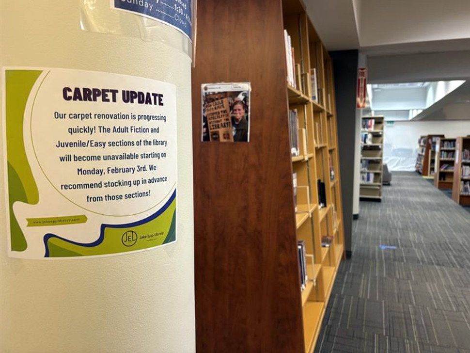 Jake Epp Library encourages patrons to 'stock up' ahead of carpet renovations - SteinbachOnline ...